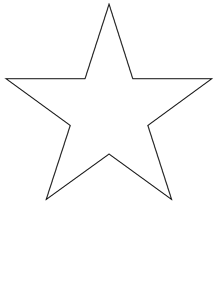 Star Simple shapes Coloring Pages Coloring Book