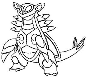 Armaldo Coloring Page | Coloring Page Book