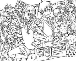 Horimiya Coloring Pages & book for kids