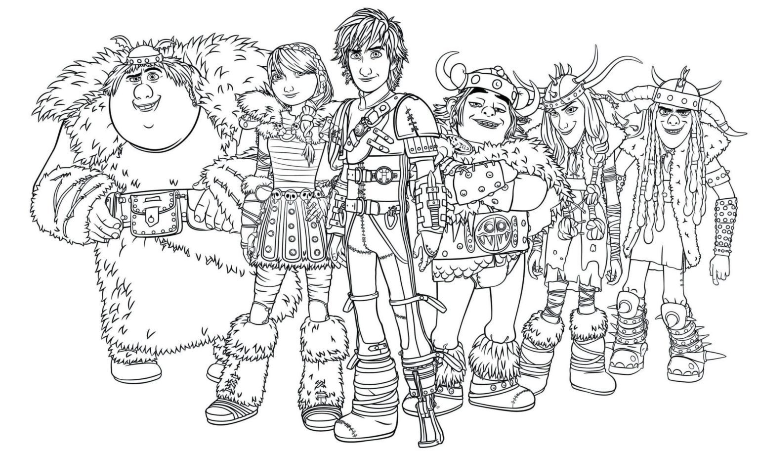How To Train Your Dragon Color Pages Printable & book for kids