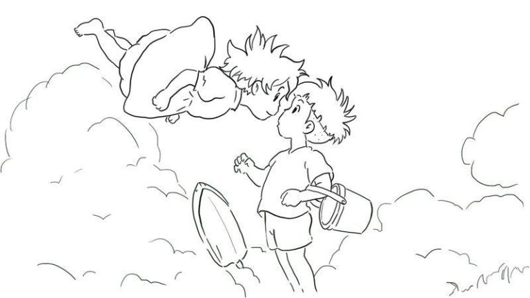 Coloring Pages Ponyo | Best coloring pages & book for kids