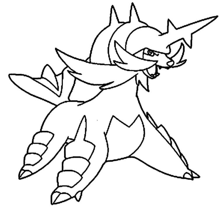 Samurott Coloring Page & coloring book. 6000+ coloring pages.