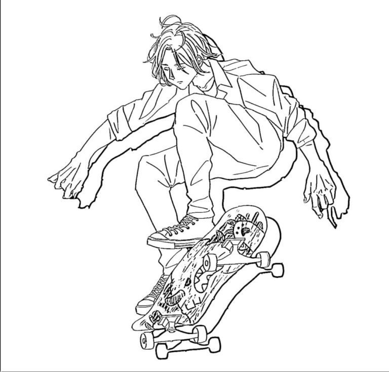 Printable Horimiya Coloring Page & book for kids