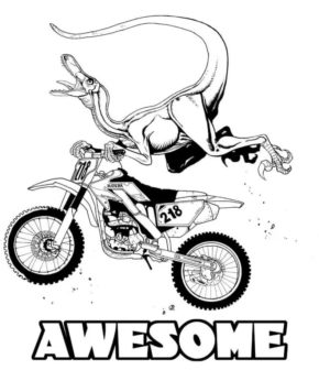 Ktm Dirt Bike Coloring Pages & coloring book.