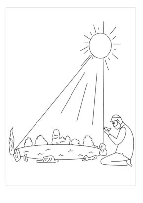 Bible Coloring Pages Bitter Water | Coloring Page Book