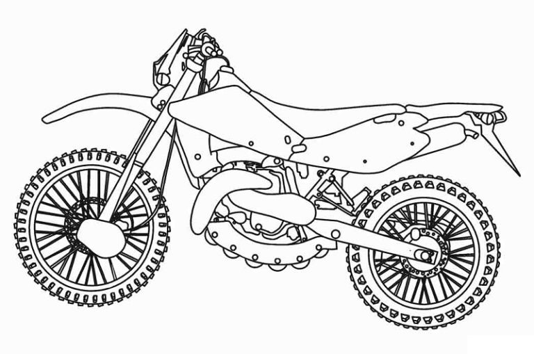 Bike Coloring Pages Printable & coloring book.