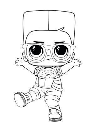 Coloring Pages Printable LOL Dolls & book for kids.