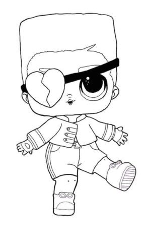 Boy Printable LOL Coloring Pages & book for kids.