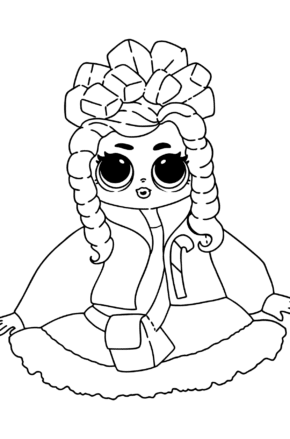 Coloring Pages Of LOL Omg Dolls & book for kids.