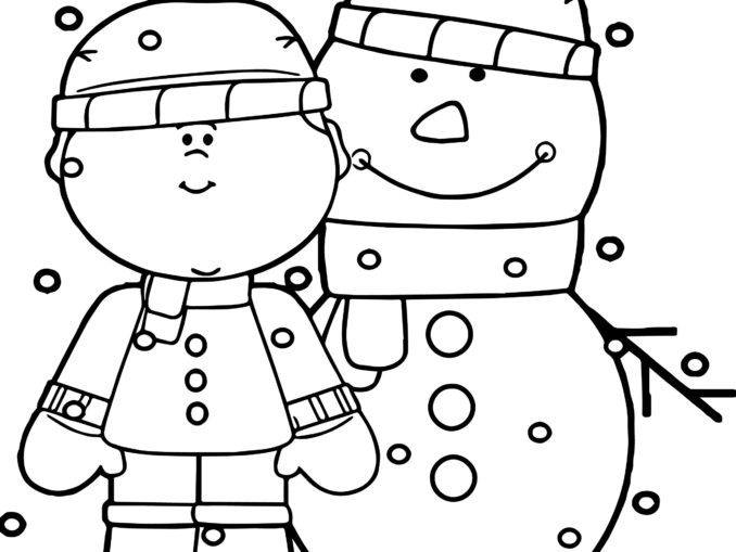 Rabbit Winter Coloring Pages coloring page & book for kids.