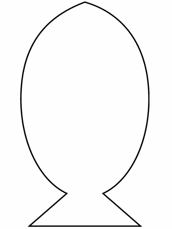 Fish Simple shapes Coloring Pages Coloring Page Book
