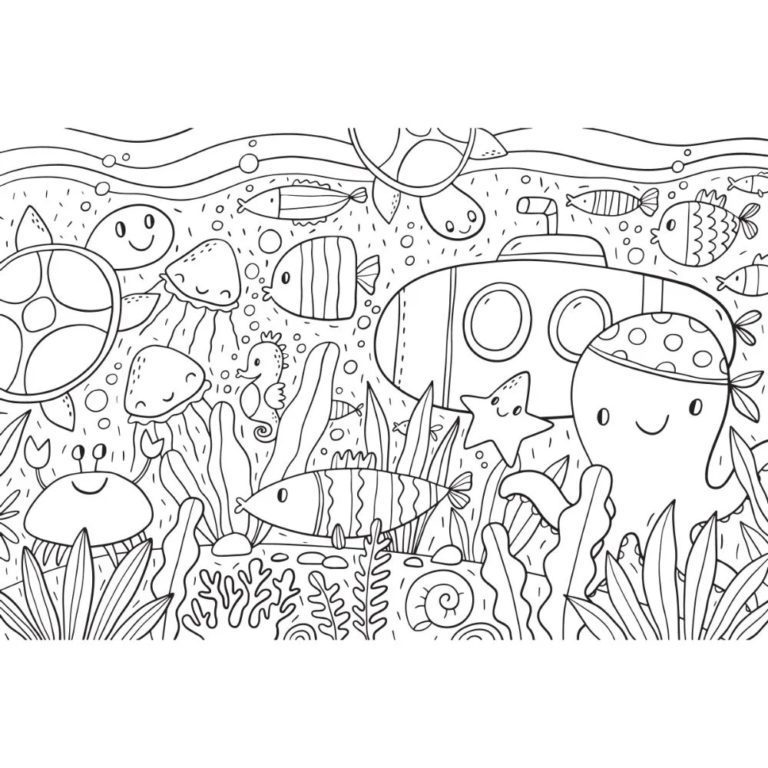 Fresh Water Animals Coloring Pages Pdf & book for kids.