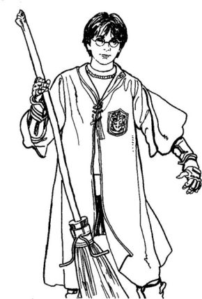 Harry Potter Halloween Coloring Pages & coloring book.