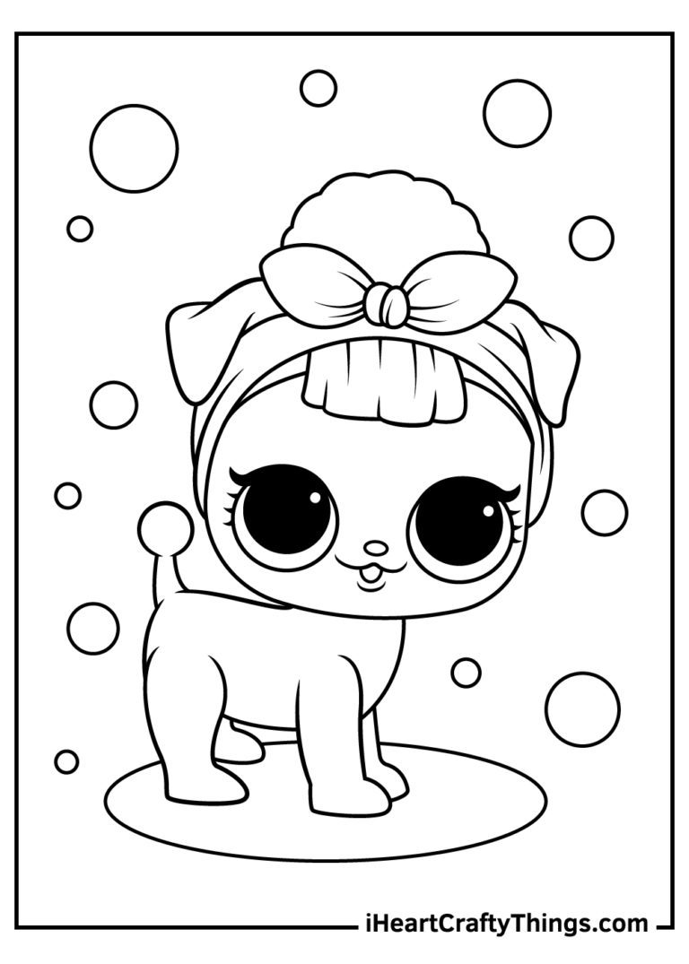 Coloring Pages Printable LOL Dolls & book for kids.