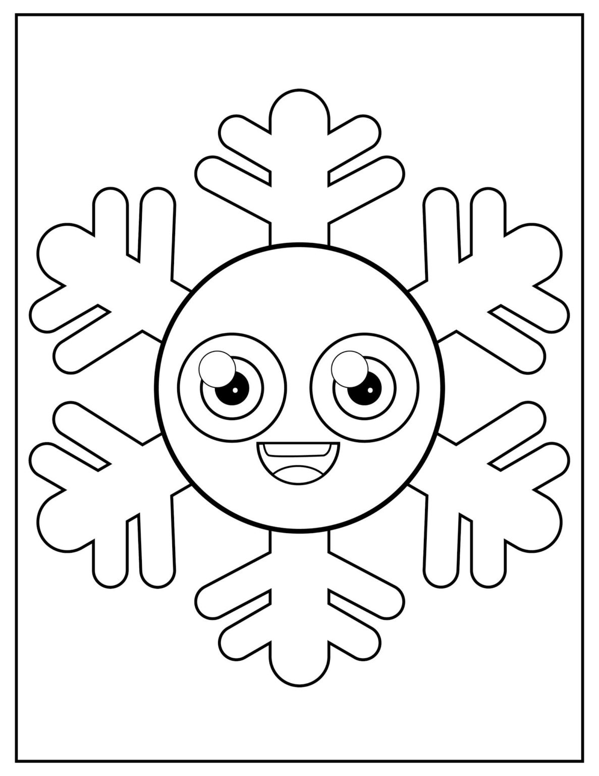 Preschool Free Coloring Pages Winter & book for kids.
