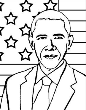 US President Ronald Reagan Coloring Page & coloring book.