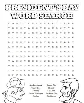 President's Day Coloring Pages Activity & coloring book.