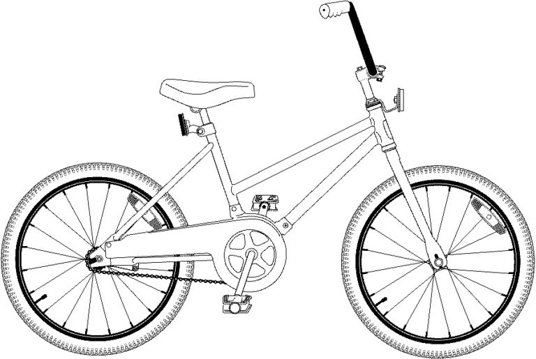Printable Bike Coloring Pages & coloring book.