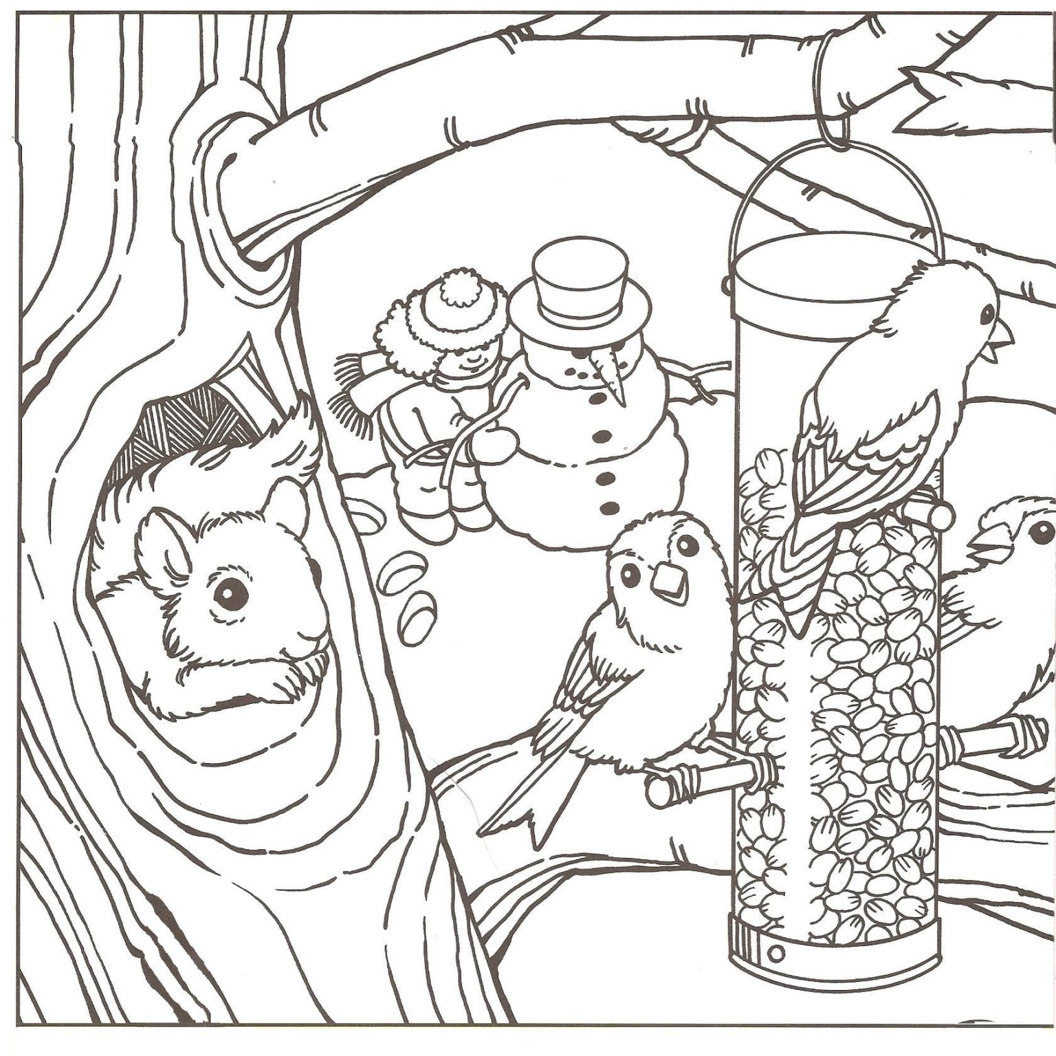 Walking In A Winter Wonderland Coloring Pages & coloring book.