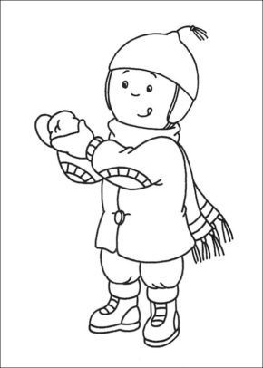 Winter Clothing Coloring Pages For Preschool & coloring book. 6000 ...
