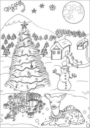 Christmas Chronicles Coloring Page & coloring book.